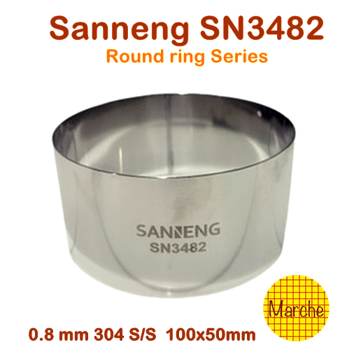 Sanneng SN3482 Round ring series พิมพ์ทำทิมเบอร์ริง มูส Stainless304 | Shopee Thailand
