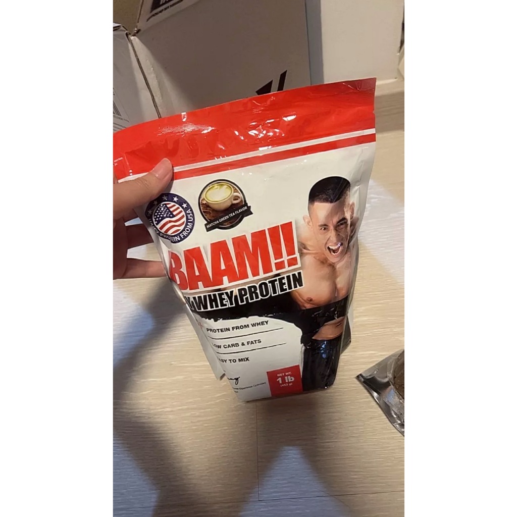 BAAM MY WHEY PROTEIN 1 LB เวย์โปรตีน เพิ่มกล้ามเนื้อ | Shopee Thailand