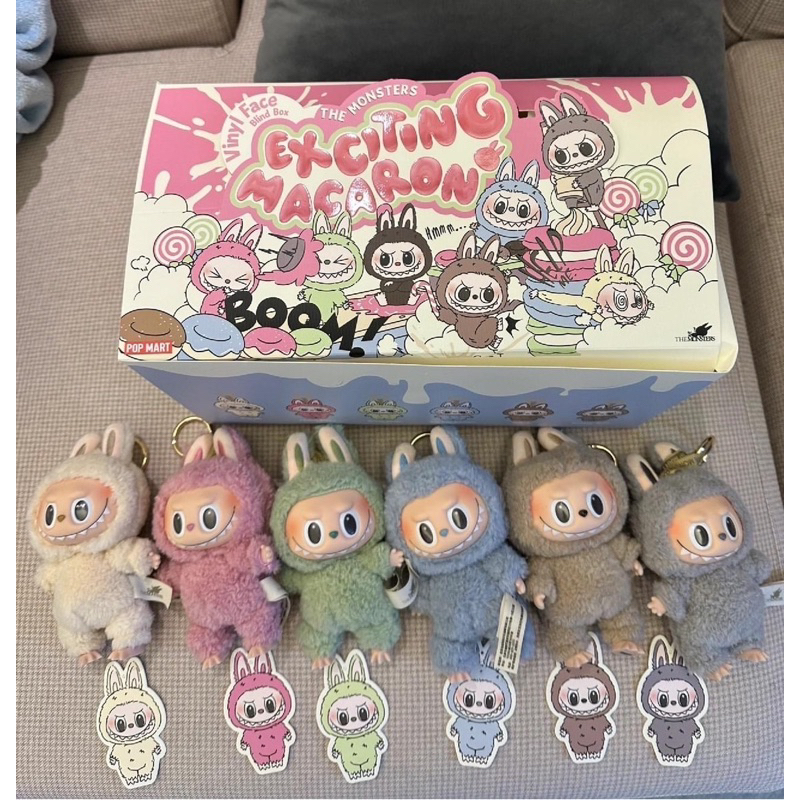 Labubu Macaron พร้อมส่ง ของใหม่ ของแท้ 100% แกะเช็คสี | Shopee Thailand