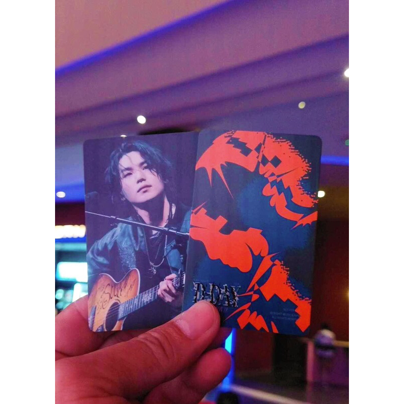 (ทักขอลด100฿) บัตรสะสม Suga | August D Tour ‘D-Day’ THE MOVIE การ์ด ...