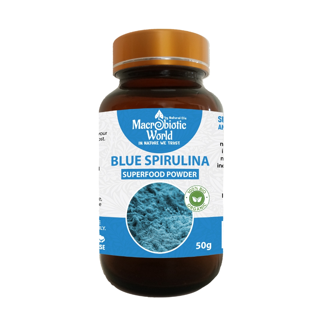 Organic/Bio Blue Spirulina Powder | ผงสาหร่ายบลูสไปรูลิน่า | Shopee ...