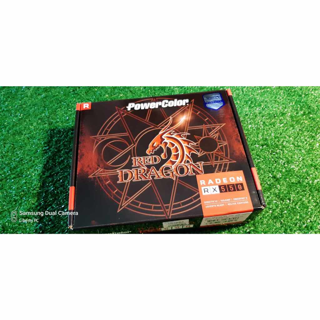 VGA (การ์ดแสดงผล) POWER COLOR RADEON RX 550 RED DRAGON V2 OC - 4GB DDR5 ...