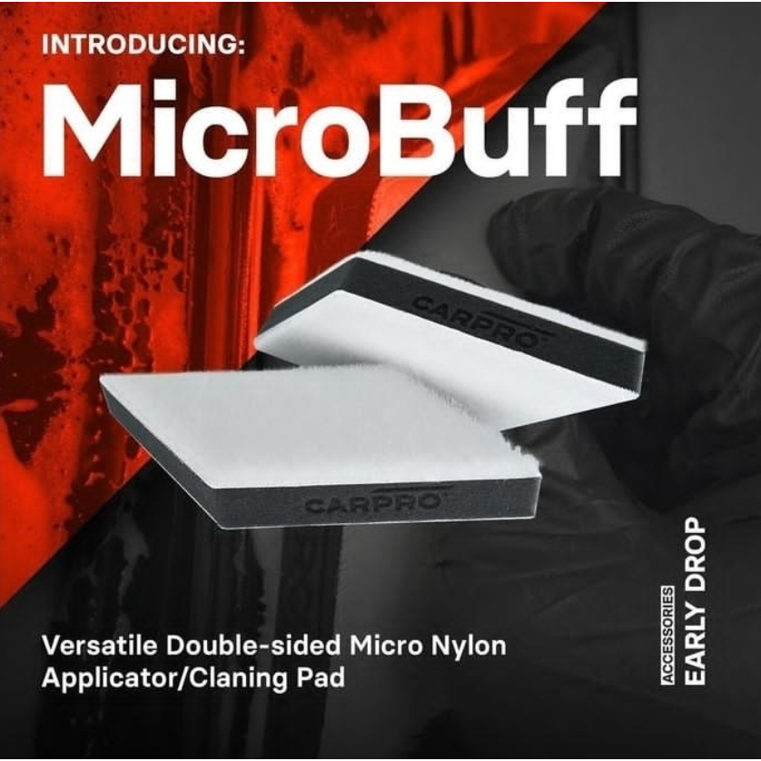 CARPRO MicroBuff Applicator แปรง Detailing สำหรับทำความสะอาดและบำรุงรักษาวัสดุภายในประเภทหนังและ ...