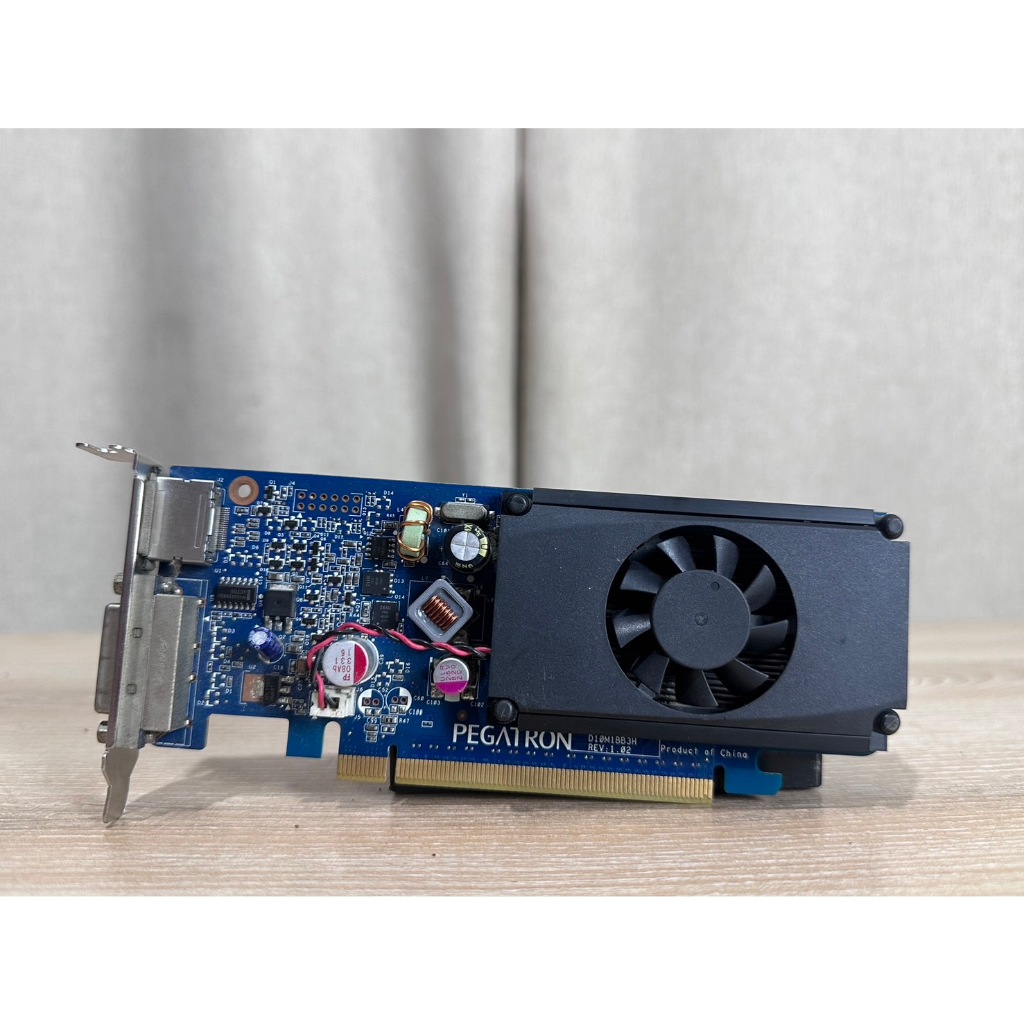 การ์ดจอ(graphic card) PEGATRON GT218 LOW PROFIRE (ไม่ต่อไฟเพิ่ม) 1 ...