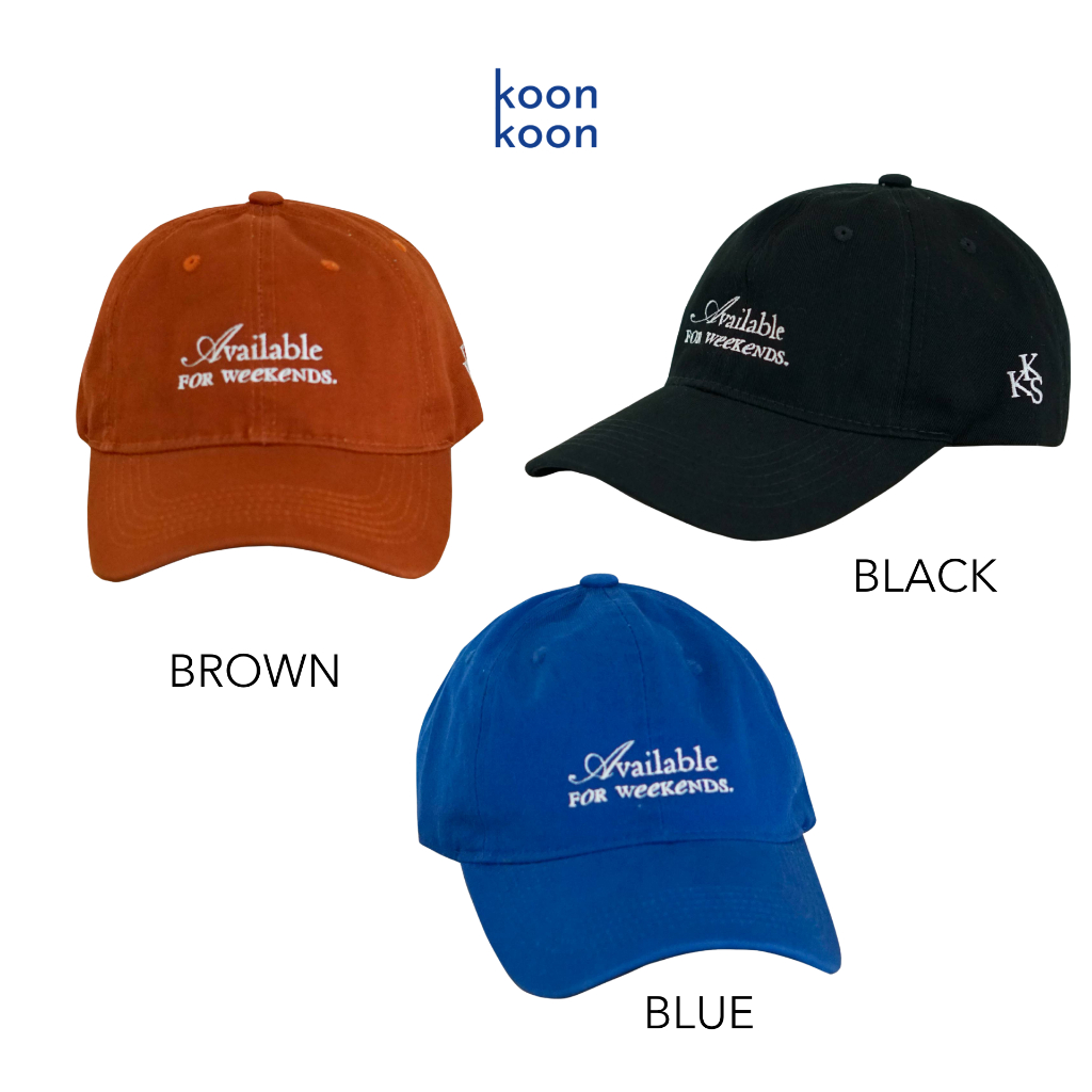 KOON KOON หมวก รุ่น Available for weekends Freesize | Shopee Thailand