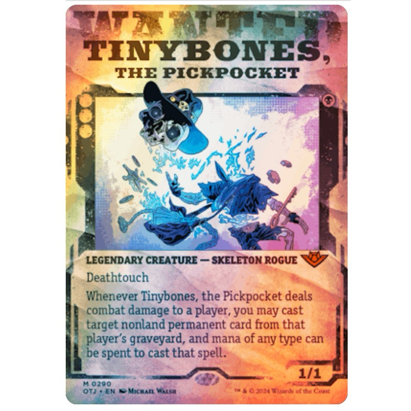 Outlaws of Thunder Junction Variants Foil: Tinybones, the Pickpocket (0290 - Showcase) | Shopee ...