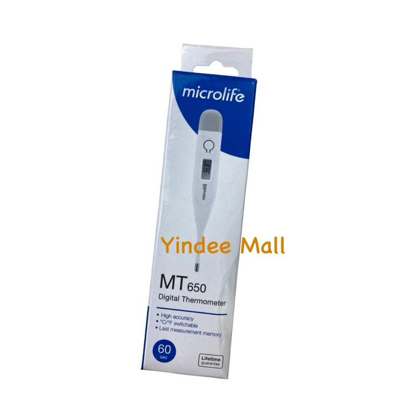 ปรอทดิจิตอล Microlife รุ่น MT650 ใช้เวลาวัด 60 วินาที สามารถดูค่า ...