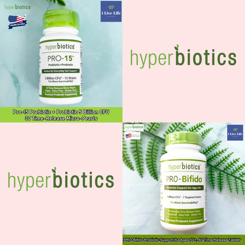 PRO-Bifido Probiotic Support for Ages 50+, 60 Time Release Tablets ...