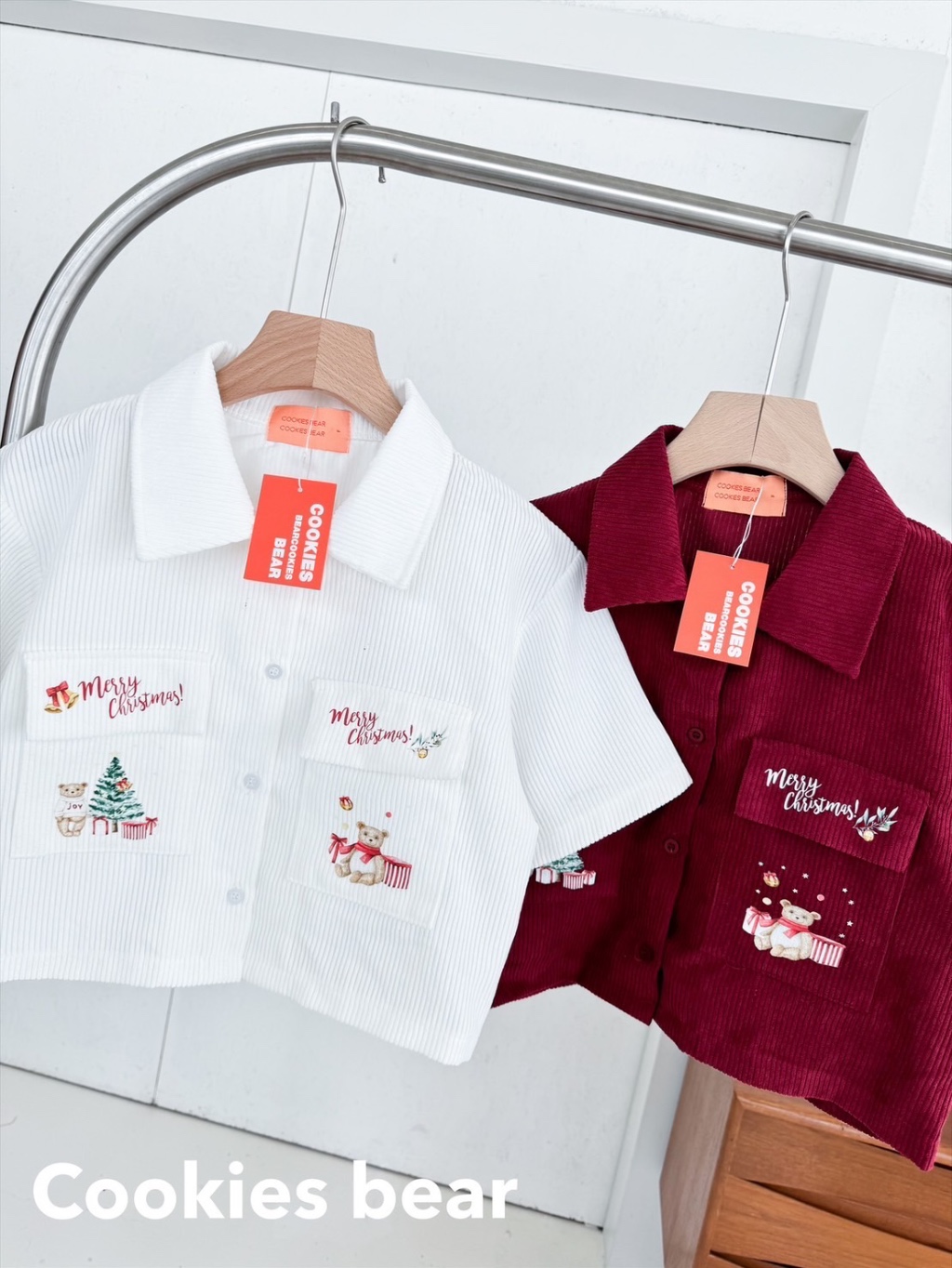 C110 เสื้อครอปคอปกผ้าลูกฟูก 🧡พร้อมส่ง🧡 | Shopee Thailand