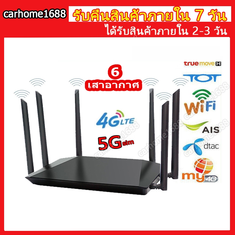 เร้าเตอร์ใส่ซิม4G เราเตอร์wifi Router 300Mbps ใช้ได้กับซิมทุกเครือข่าย ...