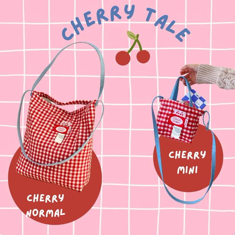 มีพร้อมส่ง cherry tale bag | Shopee Thailand