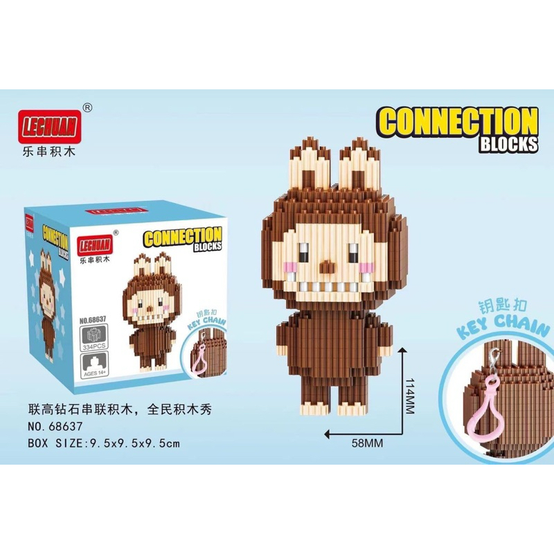 Labubu Lego (พวงกุญแจ) พร้อมส่ง💥 | Shopee Thailand