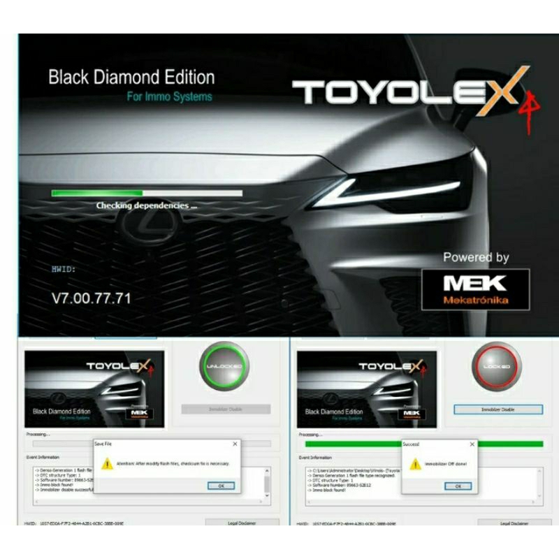 TOYOLEX 4 โปรแกรมปืดIMMO โตโยต้า online ลงโปรแกรม | Shopee Thailand