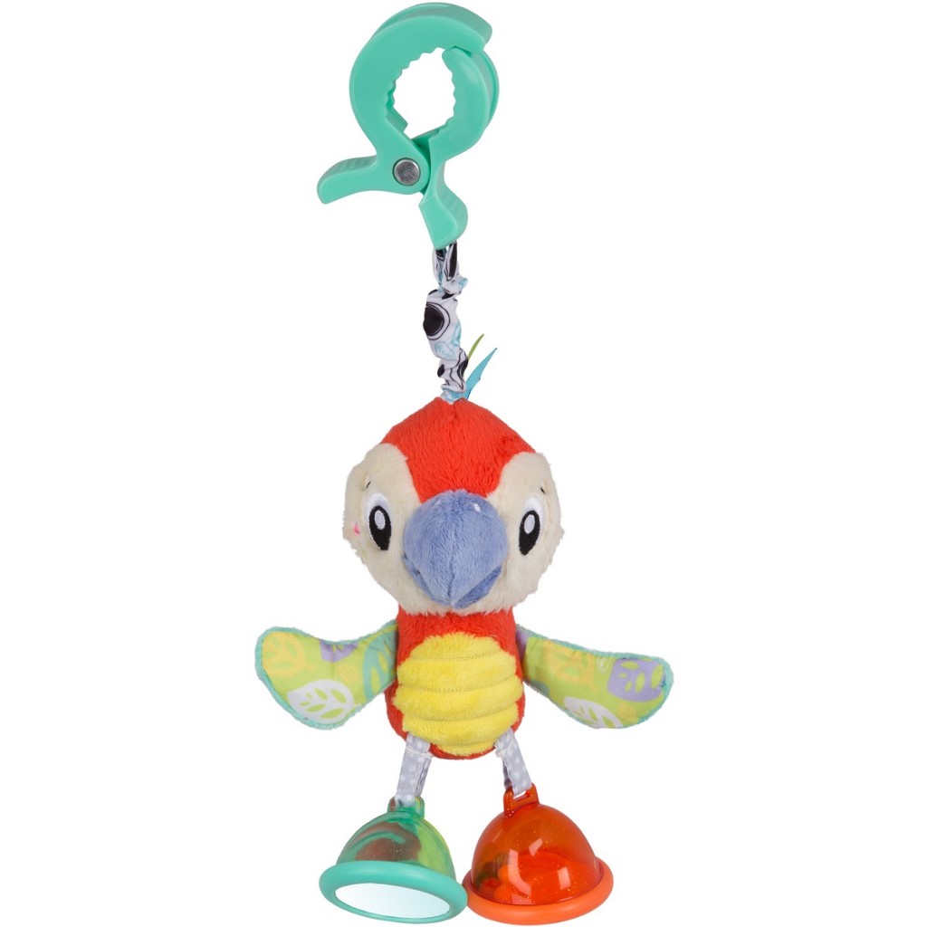 PLAYGRO DINGLY DANGLY MIO MACAW ของเล่น ตุ๊กตา ยางกัด โมบายห้อยรถเข็น ...