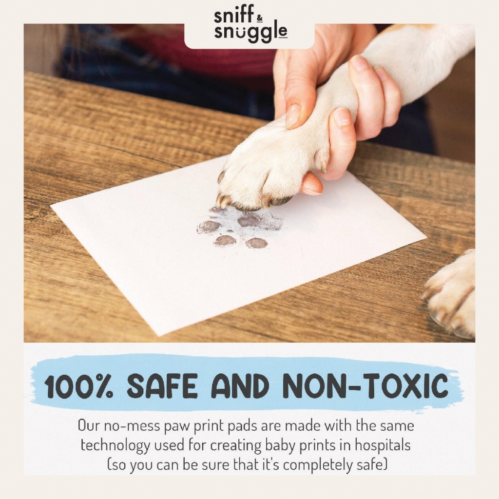 sniff & snuggle | ชุดปริ้นรอยเท้าสัตว์เลี้ยงแบบไม่ใช้หมึก Inkless Wipe ...