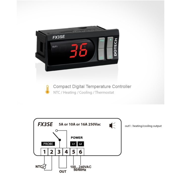 Digital Temperature Control FX3SE-05POO-C (Dotech) | Shopee Thailand