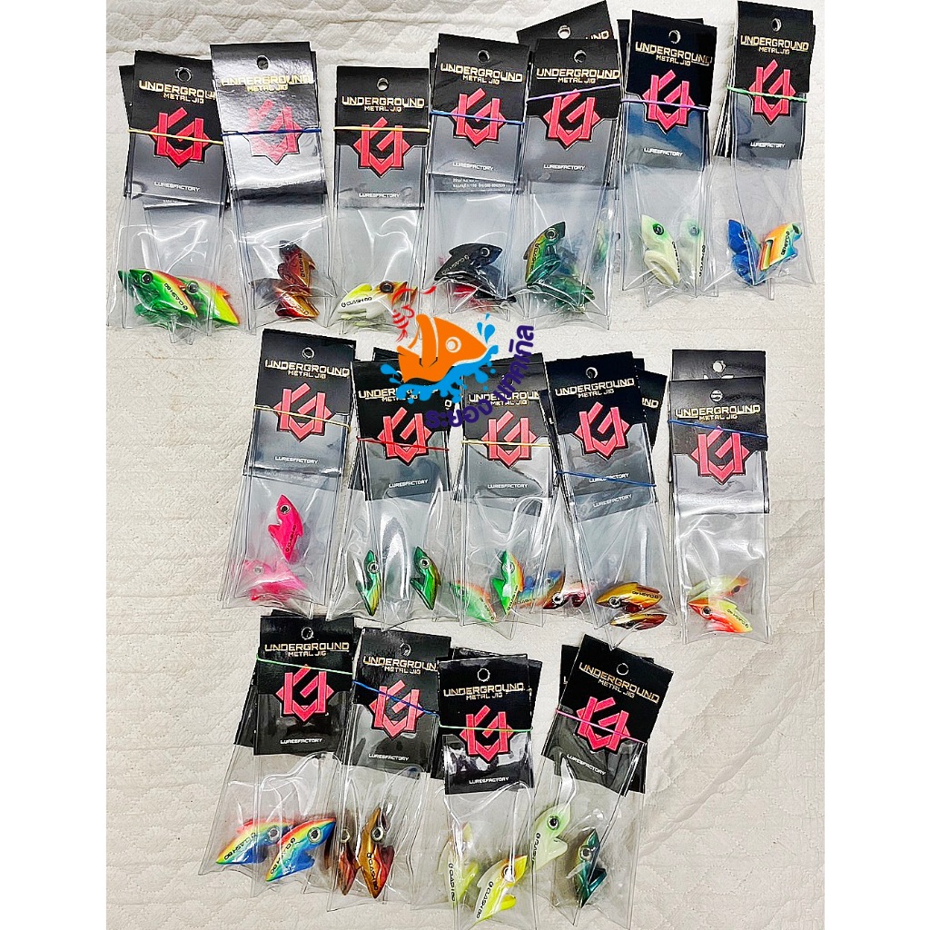 หัวทิปรัน UNDERGROUND Tip Runตะกั่วถ่วงโย สำหรับ ตกปลาหมึกน้ำลึก / Tip Run Eging Jacket40-80 G ...