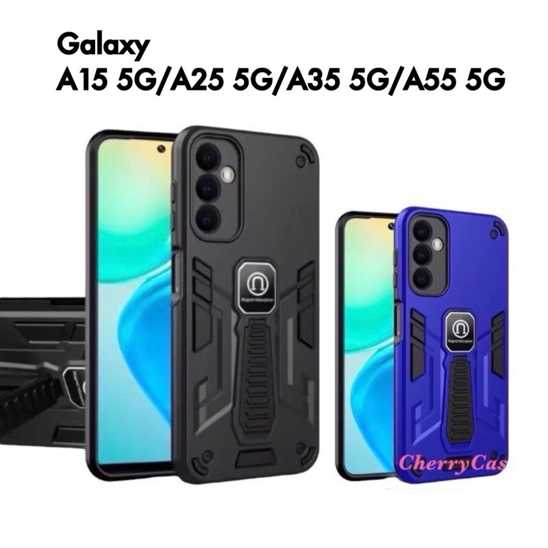 เคสกันกระแทก Samsung A16 A26 A36 A56 A06 A15 5G/A25 5G/A35 5G/A55 5G คลุมป้องกันกล้อง มีขาตั้ง ...