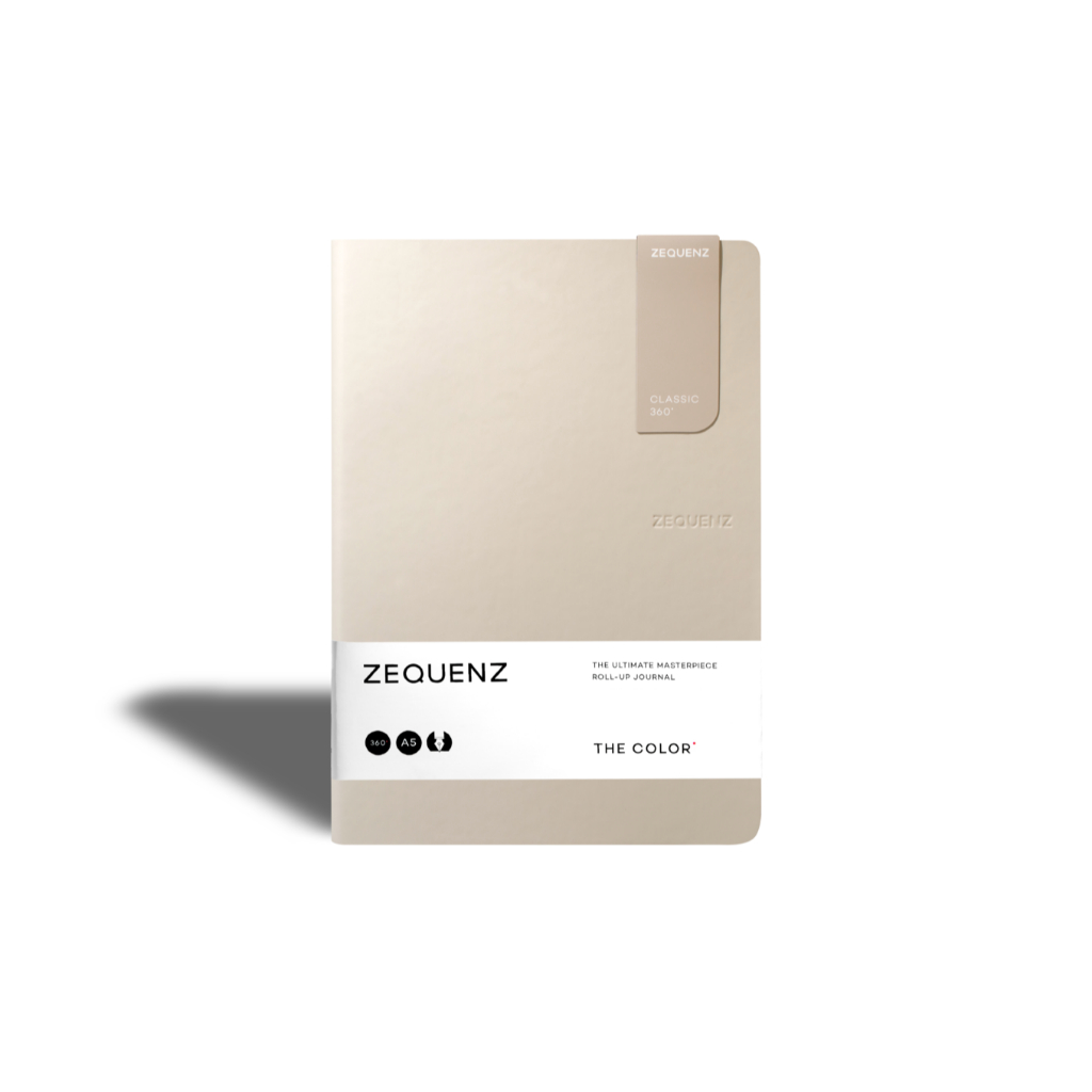 ZEQUENZ The Color A5 "Taupe" สมุดโน๊ต Zequenz สีโทป ขนาด A5 | Shopee ...