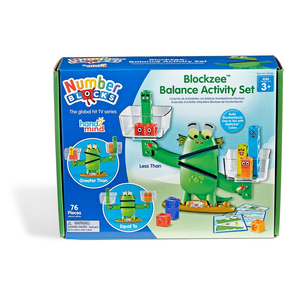 NEW!!! ***แบรนด์hand2mind**Numberblocksblockzee balance Activity Set ...