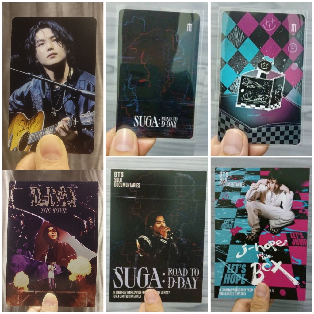 บัตรแข็ง j-hope Suga ของสะสม BTS Solo Documentaries จาก Major j-hope ...