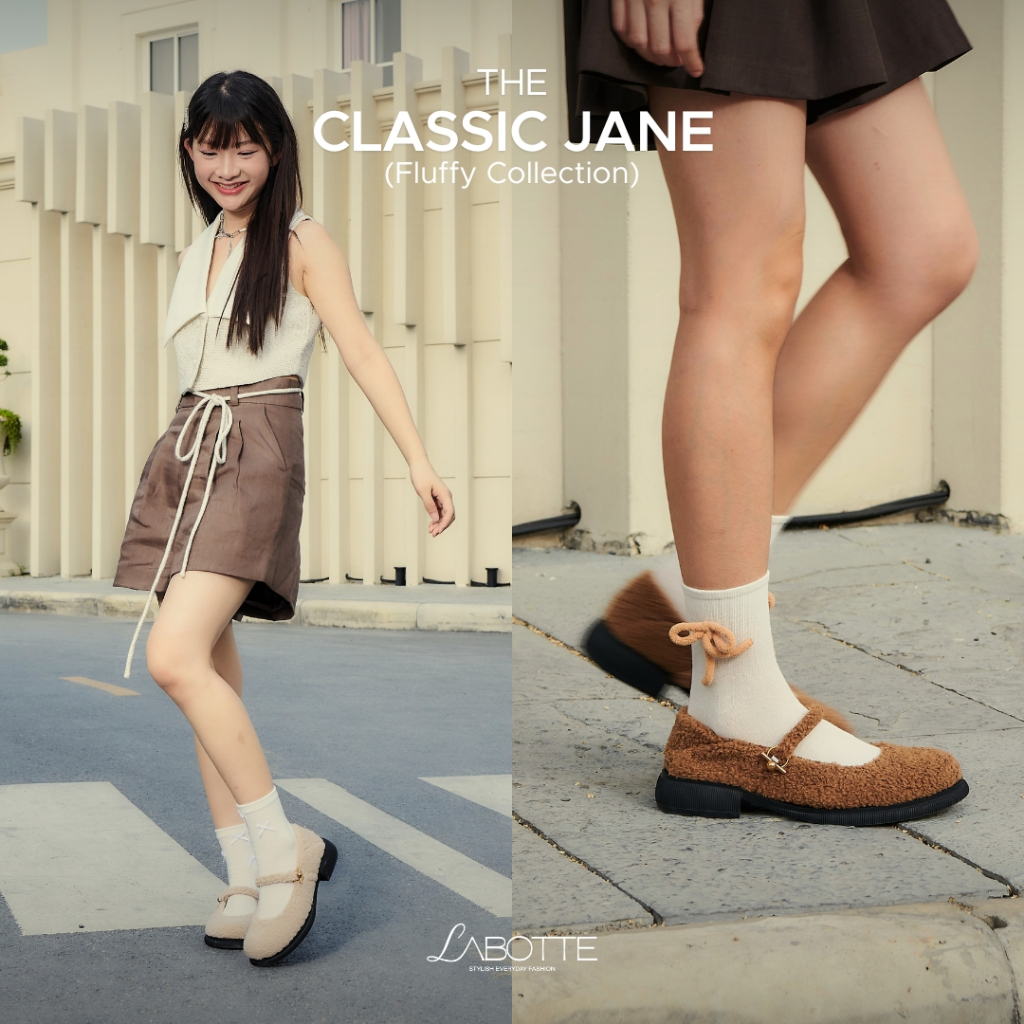 The Classic Jane (Fluffy Collection) - Labotte.bkk รองเท้าแมรี่เจน ...