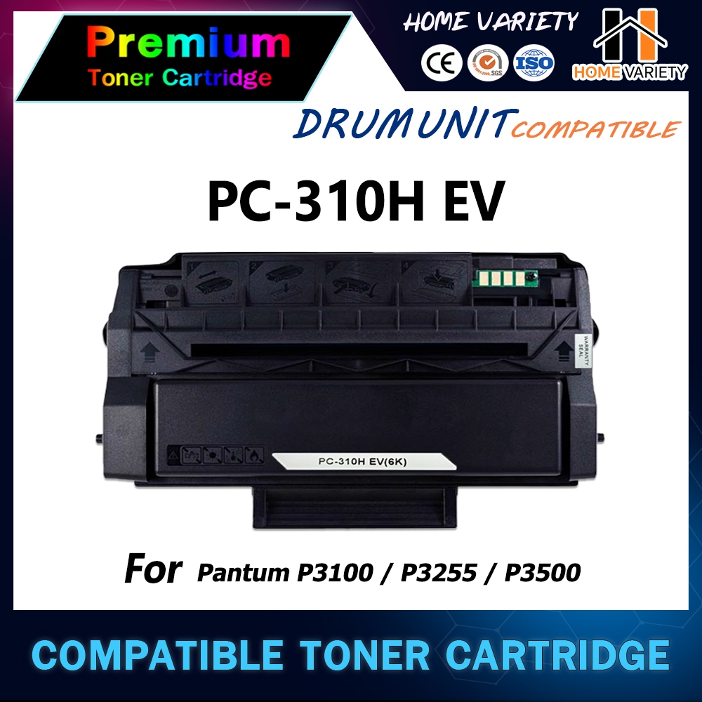 HOME หมึกเทียบเท่า For Pantum PC-310H EV/PC310/PC310H Toner For Pantum ...