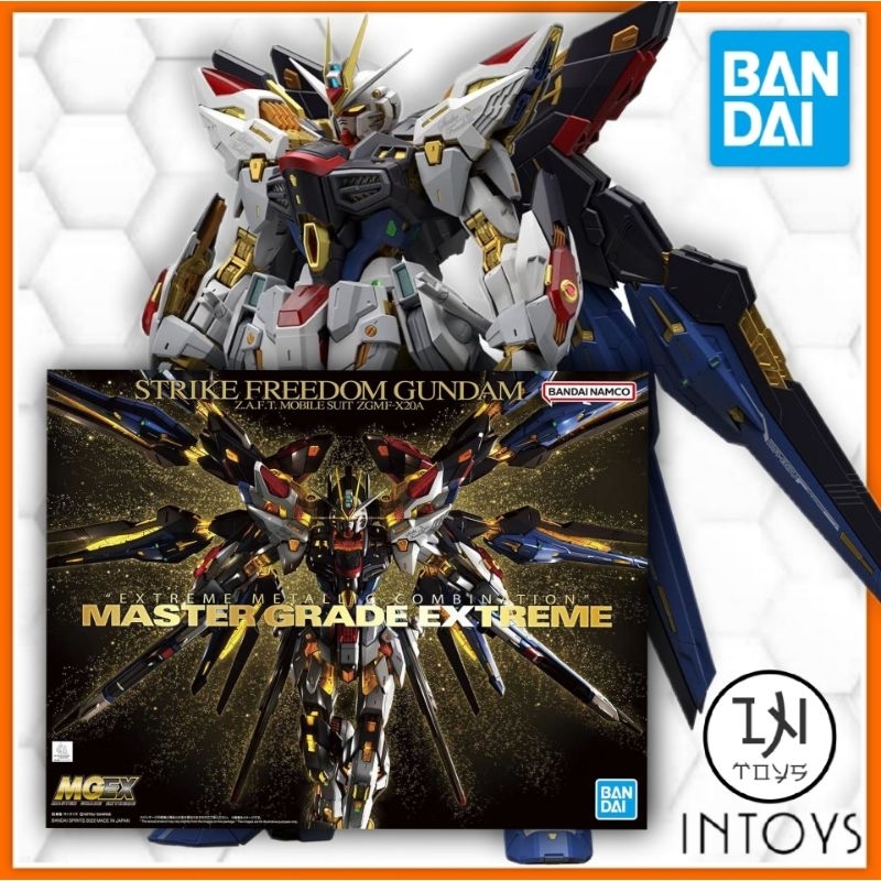 BANDAI - (MGEX) 1/100 STRIKE FREEDOM GUNDAM MASTER GRADE EXTREME ...