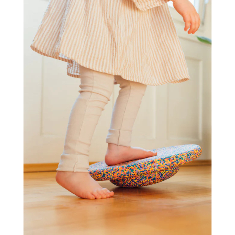 Rainbow Stepping Stone + Confetti Balance Board หินจำลอง โฟม ทรงตัว ...