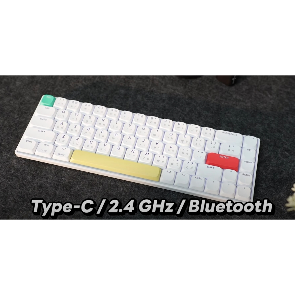 XINMENG C68 Ultra-slim Wireless Mechanical keyboard คีย์บอร์ดไร้สาย Low ...