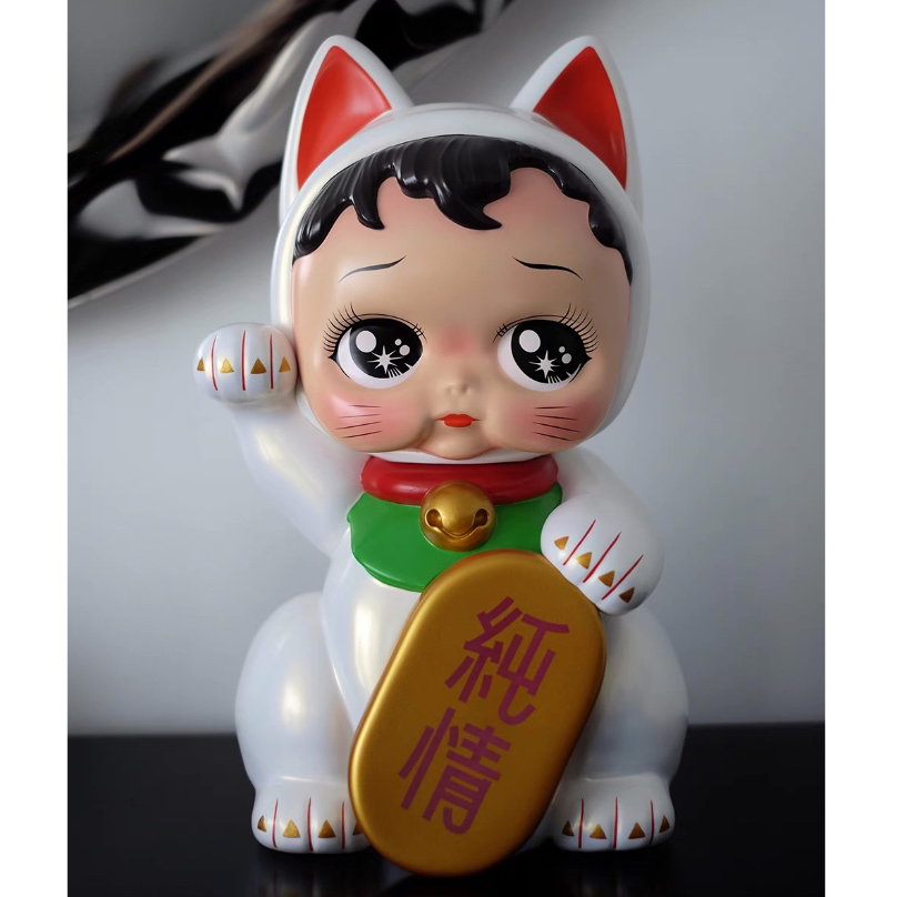 (พร้อมส่ง) Poor Hostel - Get Lucky Cat Large - แมวกวักใหญ่เบิ้ม ...