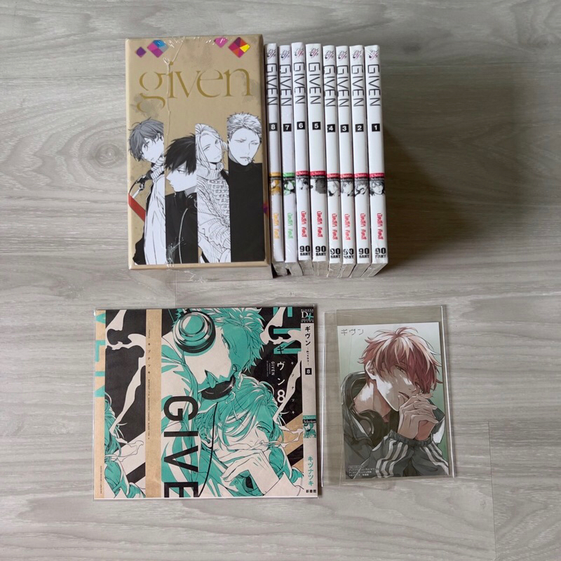 (การ์ตูนBL) GIVEN เล่ม1 -9+ Box (ปกใหม่) | Shopee Thailand