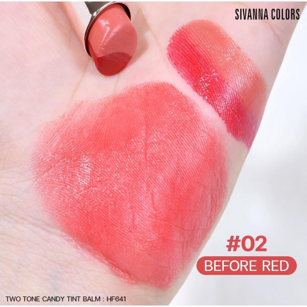 Sivanna Colors Two Tone Candy Tint Balm HF641 3.5 g. ซีเวนน่า คัลเลอร์ส ...