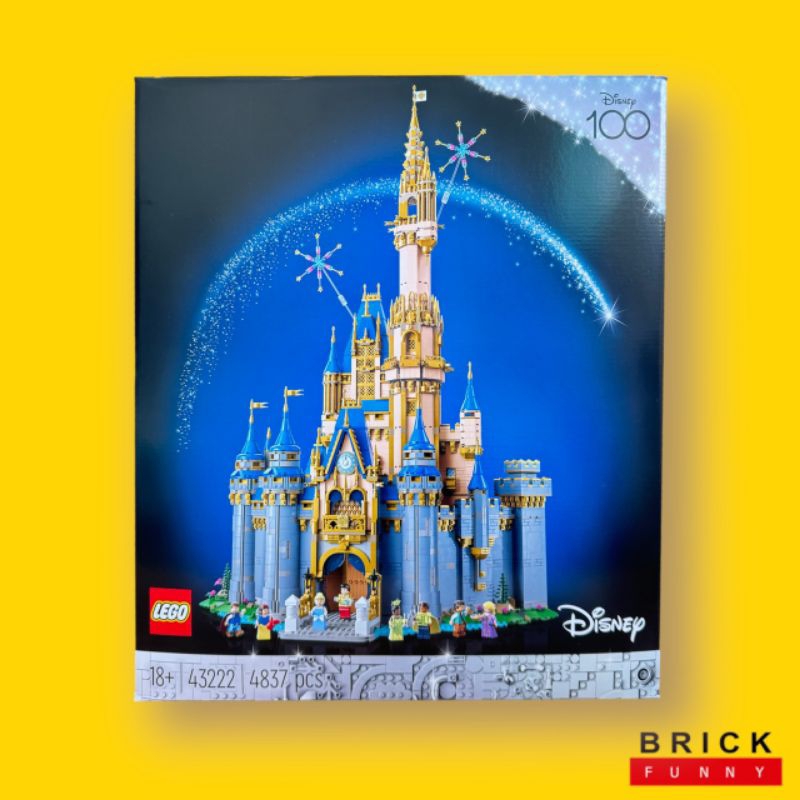 Lego 43222 Disney Castle (พร้อมส่ง สินค้าใหม่ กล่องสวยครับ) | Shopee ...