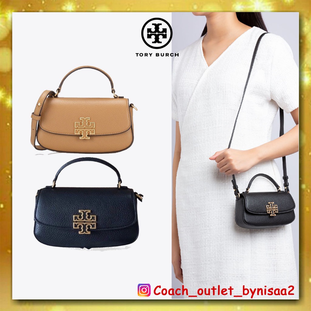 TORY BURCH Britten Mini Top Handle | Shopee Thailand