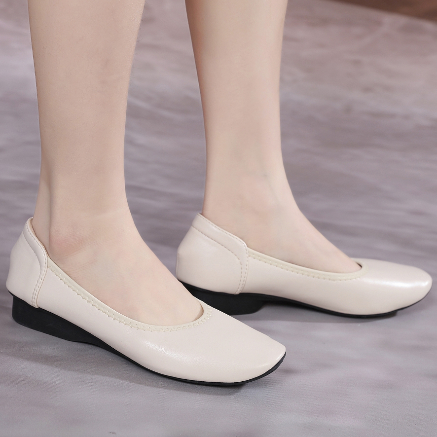Alice (Basic) รองเท้าคัทชูเพื่อสุขภาพ หน้าเรียบ ส้น 2 cm. นุ่ม ไม่กัด ...