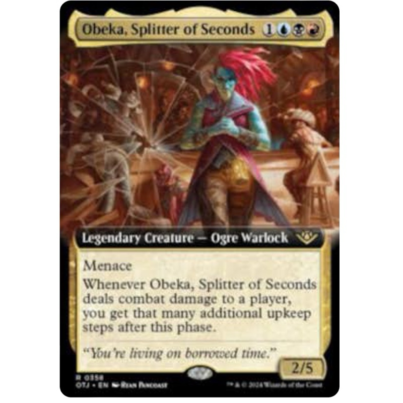 Outlaws of Thunder Junction Variants: Obeka, Splitter of Seconds (0358 ...