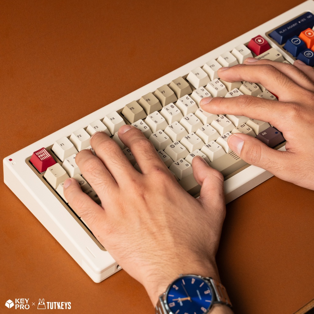 คีย์แคป KEYPRO x TUTKEYS Game1989 Cherry Profile keycap คีย์ไทย Game ...