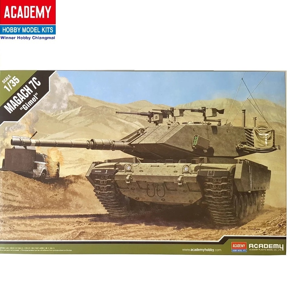 โมเดลรถถัง Academy 13281 Magach 6B Gal Batash scale 1/35 | Shopee Thailand
