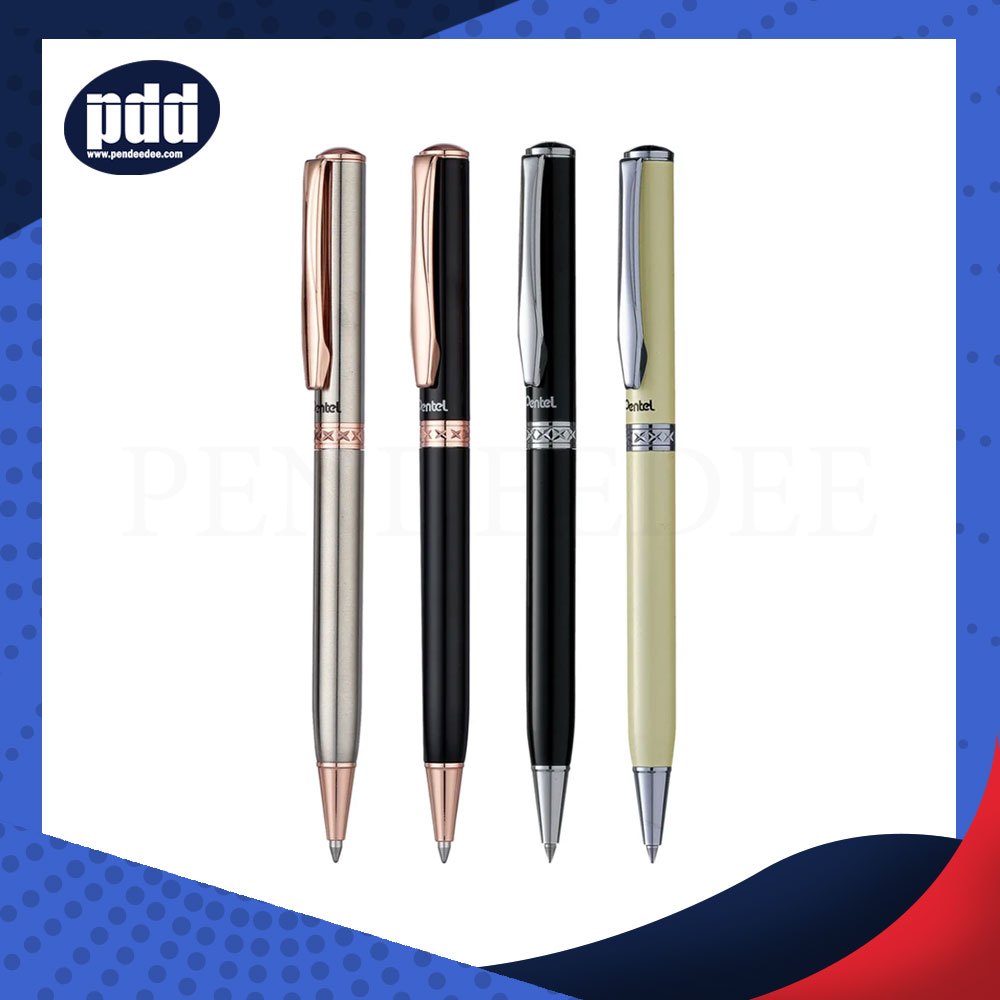 Pentel ปากกาลูกลื่น เพนเทล สเตลลิ่ง รุ่น B810 / B811 - Pentel Sterling ...
