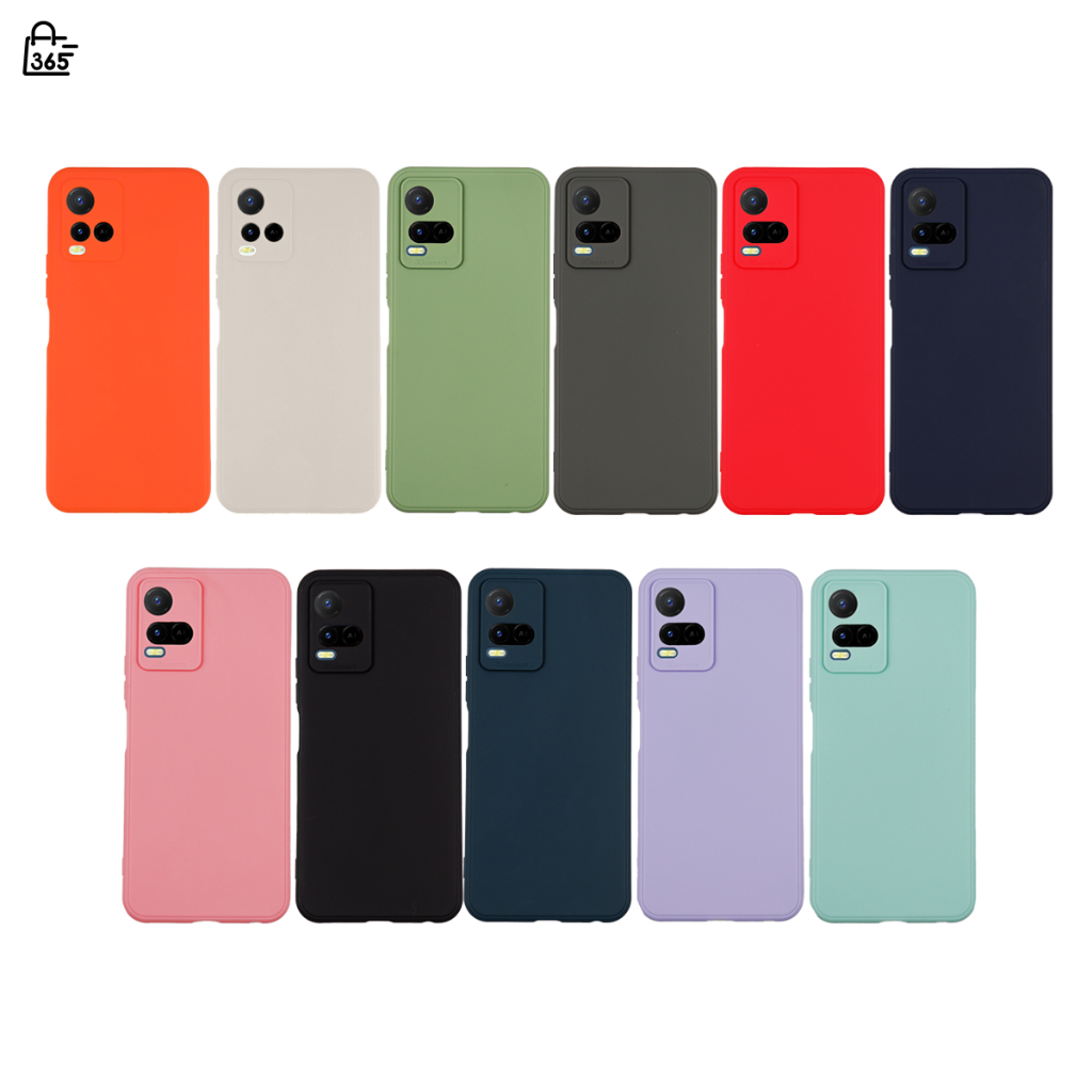 เคส สำหรับ Vivo Y21 2021 V2111 เคสซิลิโคนนิ่ม กันกล้อง สีพาสเทล TPU หนา ...