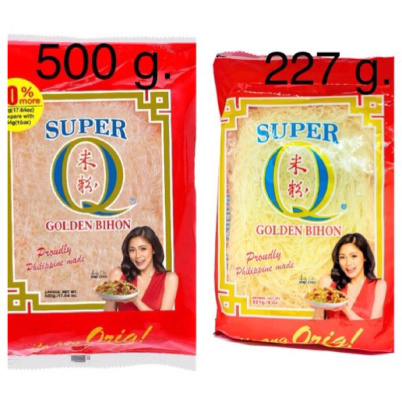 Super Q Golden Bihon (Cornstarch Sticks) Noodles from Philippines 🇵🇭 ...