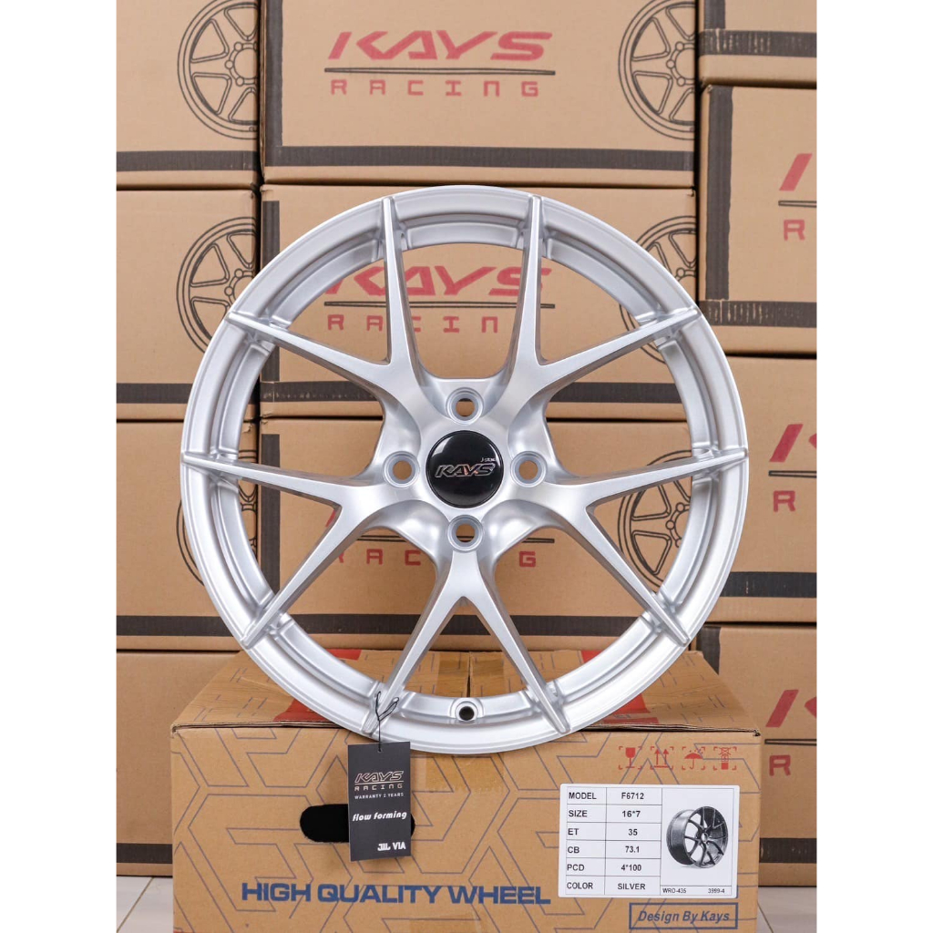 ล้อ ก้างปลา (งานKAYS) 16*7 ET35. PCD 4/100 | Shopee Thailand