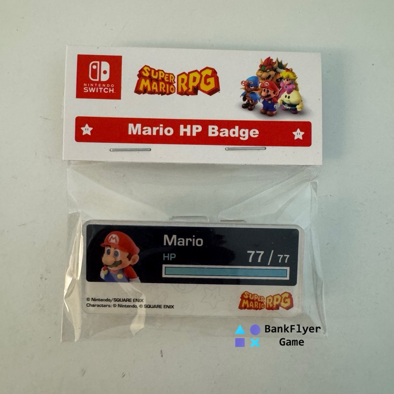 (( ของสะสม )) เข็มกลัดจากเกม Super Mario RPG | Mario HP Badge | Shopee ...