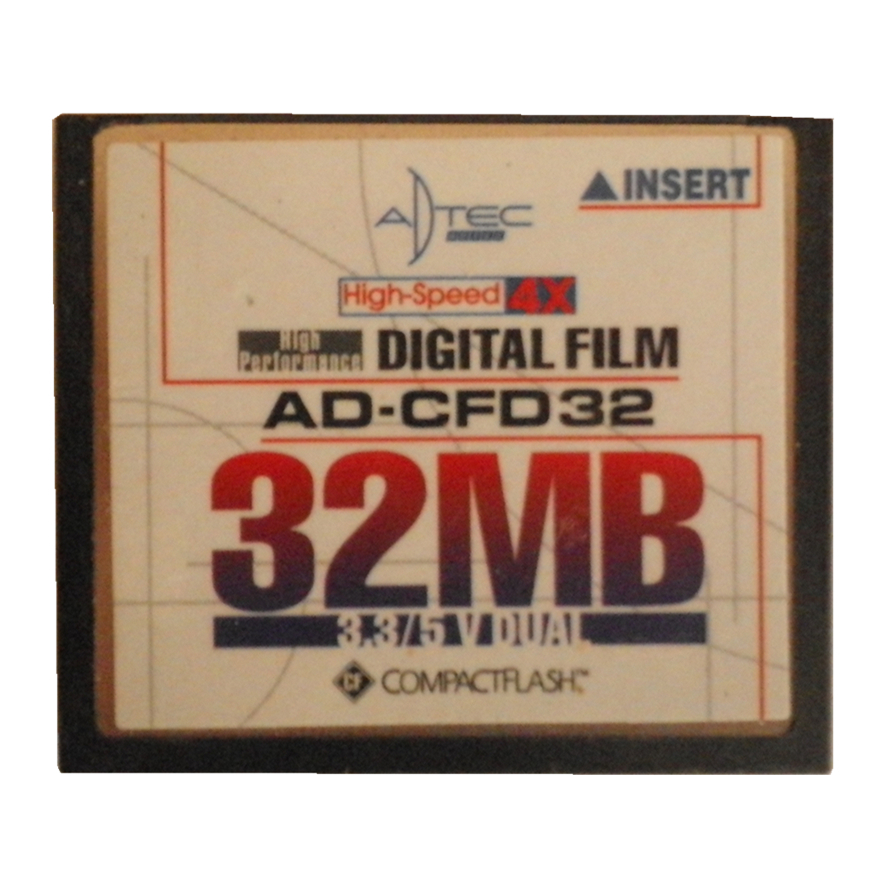 ADTEC High-speed 4x 32MB CompactFlash CF Memory card การ์ดหน่วยความจำ ...