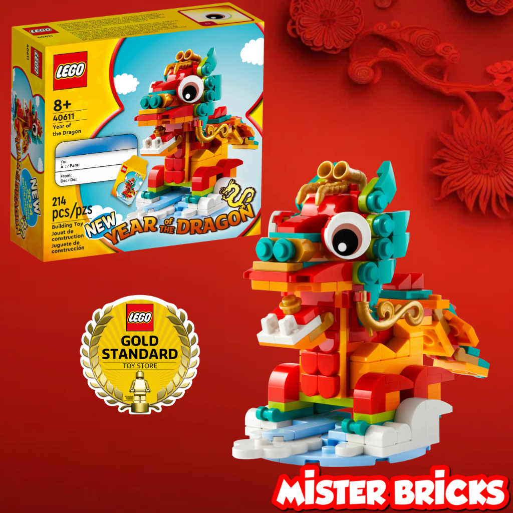 LEGO® Year of the Dragon - Lunar New Year Zodiac Collectible Building ...