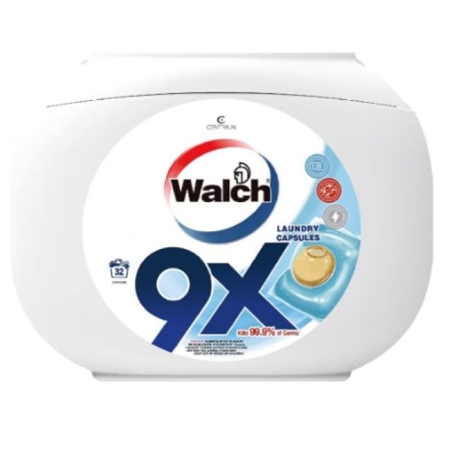 Walch 9X Antibacterial Laundry Capsules 158 Pods Walch 9X แคปซูลซักผ้า ...