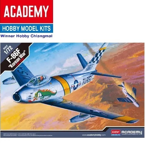 โมเดลเครื่องบิน Academy 12546 F-86F Korean War scale 1/72 | Shopee Thailand