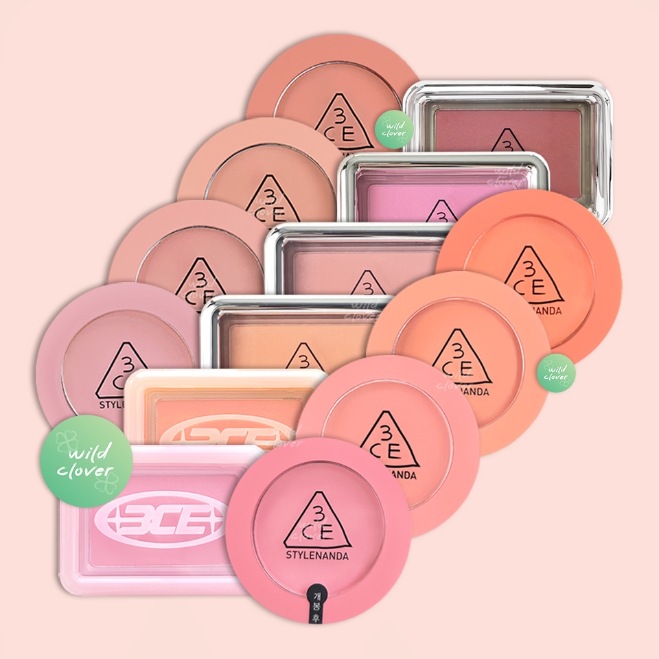 3CE : แท้สแกนได้ face blush : pink peach rose mauve, new take blusher ...