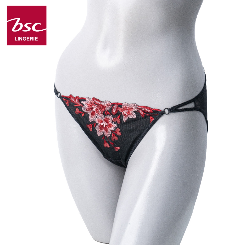 BSC กางเกงชั้นในแบรนด์ดัง เกรด A SEXII ผ้าตาข่าย แต่งลูกไม้ช่อ SU0090 (SE6685) ขนาดM BEC BLV ...